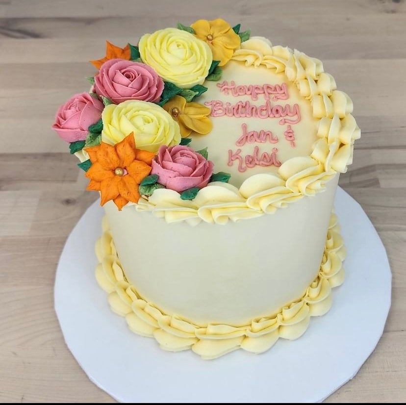 6" Yellow Summer cake | Sugar Shaker Bakery