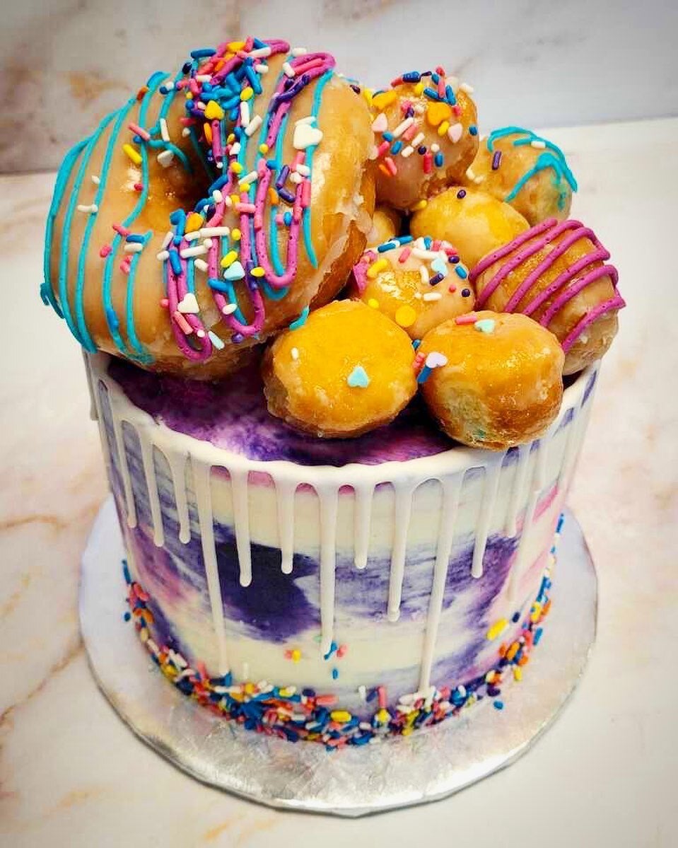 6" Donut Cake (feeding 10-12) | Sugar Shaker Bakery